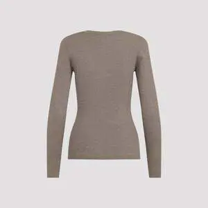Brunello Cucinelli Ribbed V-neck Sweater