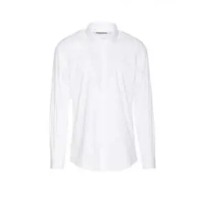 Dolce & Gabbana Gold Popeline Stretch Shirt - White
