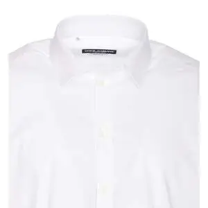 Dolce & Gabbana Gold Popeline Stretch Shirt