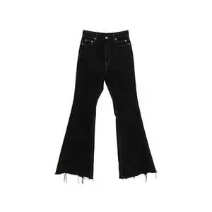 Rick Owens Denim Bootcut Jeans - Black