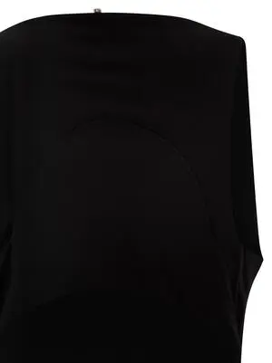 Sportmax Panino Long Stretch Jersey Dress - Black