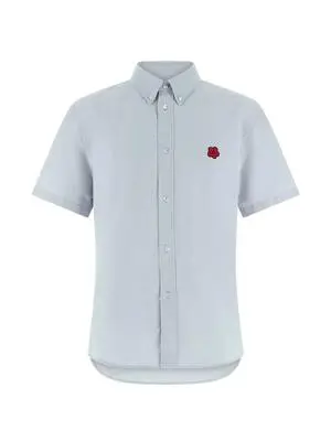 Kenzo Oxford Cotton Shirt - Blue