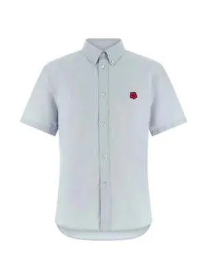 Kenzo Oxford Cotton Shirt - Blue