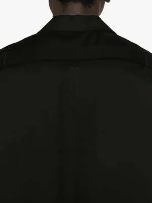Rick Owens Shirt With Flap Pocket And Camp Collar
