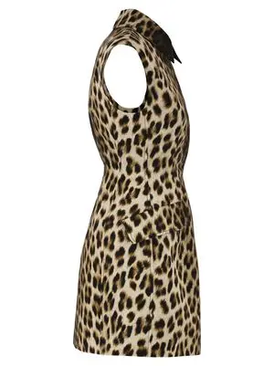 Sportmax Printed Cotton Mini Dress