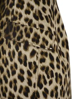 Sportmax Printed Cotton Mini Dress