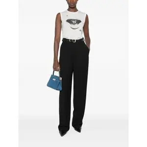 Fendi Cotton Tank Top - White