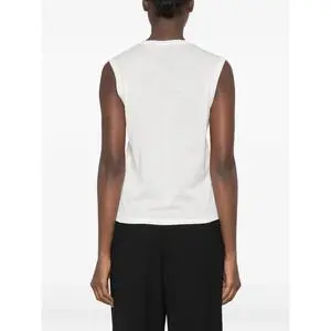 Fendi Cotton Tank Top - White