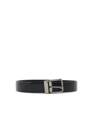 Dolce & Gabbana Leather Belt - Black