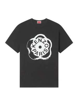 Kenzo Loose-fitting Cotton T-shirt Boke Flower 2.0 - Black