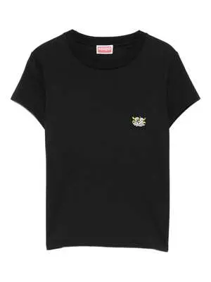 Kenzo Tiger Embroidered T-shirt - Black