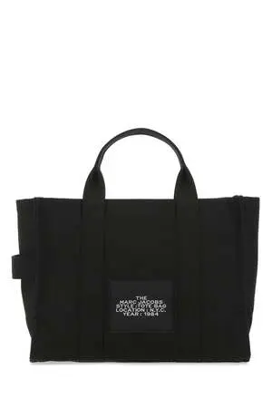 Marc Jacobs Canvas The Tote Bag Handbag - Black