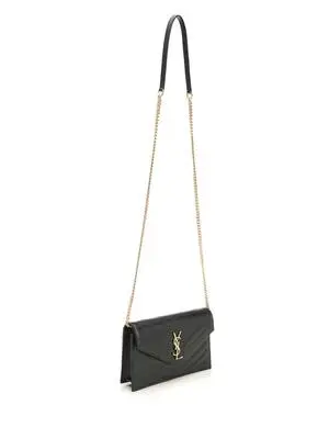 Saint Laurent Chain Wallet - Black