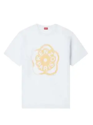 Kenzo Loose-fitting Cotton T-shirt Boke Flower 2.0 - White