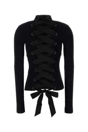 Balenciaga Stretch Viscose Blend Top