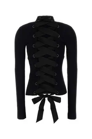 Balenciaga Stretch Viscose Top