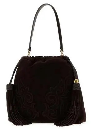 Etro Suede Medium Kalispera Bucket Bag