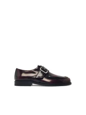 Marni Burgundy Leather Loafers - Multicolor