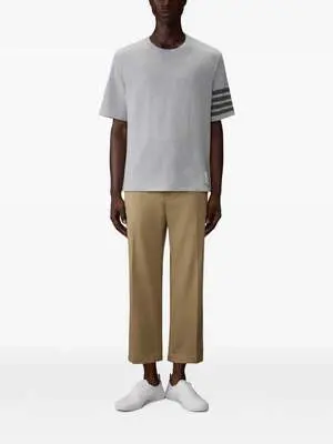 Thom Browne T-shirt With 4-stripe Detail