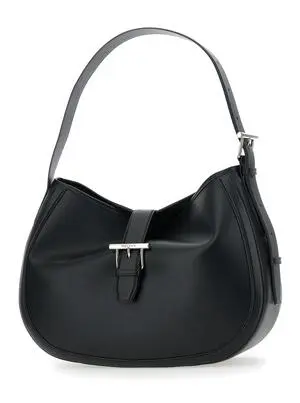 Alexander McQueen Leather Shoulder Bag - Black