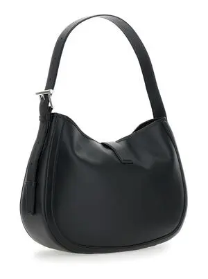 Alexander McQueen Leather Shoulder Bag - Black