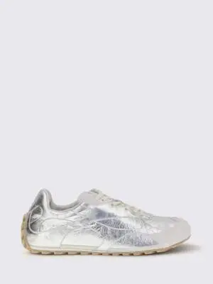 Bottega Veneta Silver Tone Shoes For Men