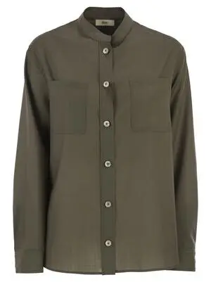 Herno Shirt With Chest Pockets - Multicolor