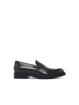 TOD'S Leather Loafers - Brown