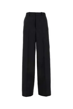 Gucci Slate Wool Wide-leg Pant - Gray