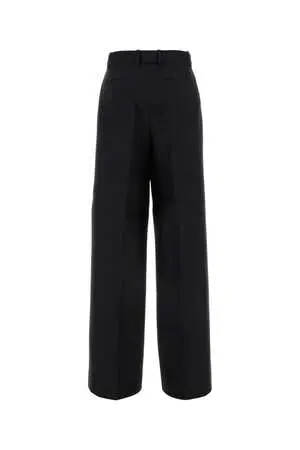 Gucci Slate Wool Wide-leg Pant