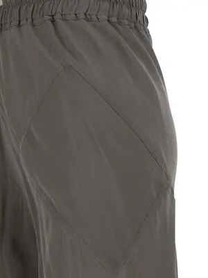 Rick Owens Flared Trousers With Drawstring