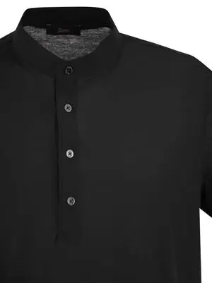 Herno Jersey Polo Shirt With Seraph Collar