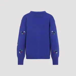 Marni Embroidered Floral Cardigan