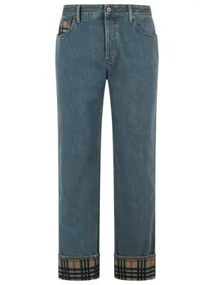 Burberry Dexter' Light Cotton Jeans - Blue