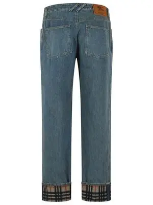 Burberry Dexter' Light Cotton Jeans - Blue