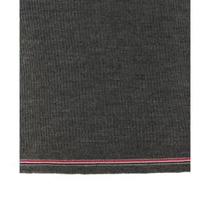 Thom Browne Striped Merino Wool Knitted Tank Top - Gray