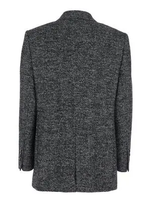Dolce & Gabbana Wool Blend Double-breasted Jacket - Multicolor