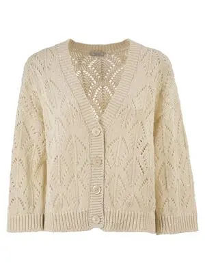 PESERICO Peserico Women Cotton Cord Cardigan With Sequins