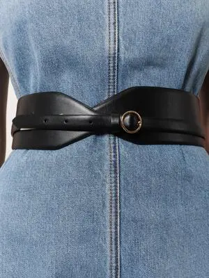 Alaïa Maxi Leather Belt - Multicolor