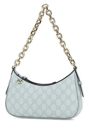 Gucci Printed Canvas Gg Emblem Shoulder Bag