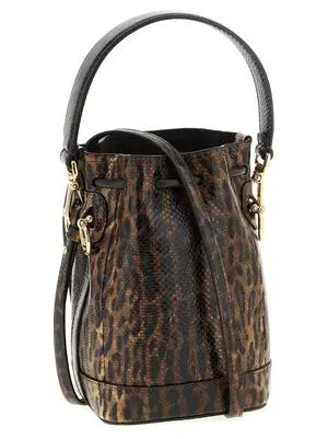 Fendi Mon Tresor Mini Bucket Bag - Brown