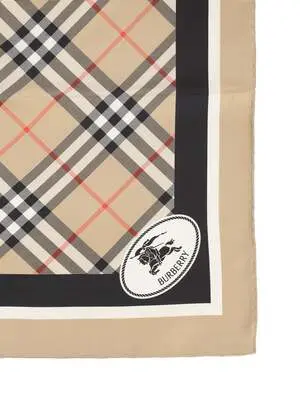 Burberry Check Silk Scarf