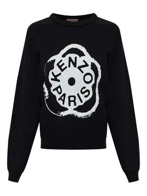 Kenzo Printed Sweater - Black