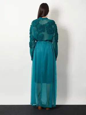 Dries Van Noten Scarlett Silk Skirt - Multicolor