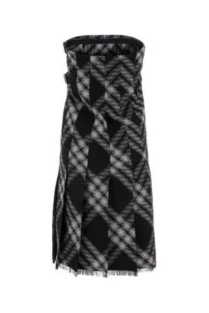 Burberry Embroidered Wool Dress