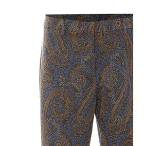Etro Paisley Motif Flare Trousers