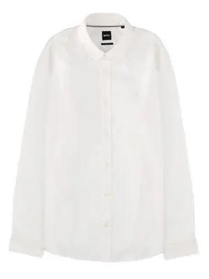 BOSS Shirt With Logo - White