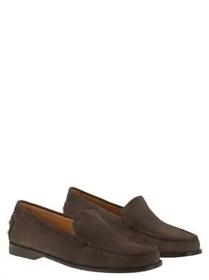 TOD'S Suede Leather Loafers