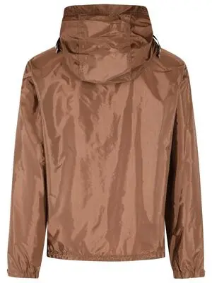 Moncler Remoray' Polyamide Hooded Windbreaker - Brown