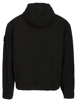 Stone Island Organic Cotton Ripstop Hooded Overshirt